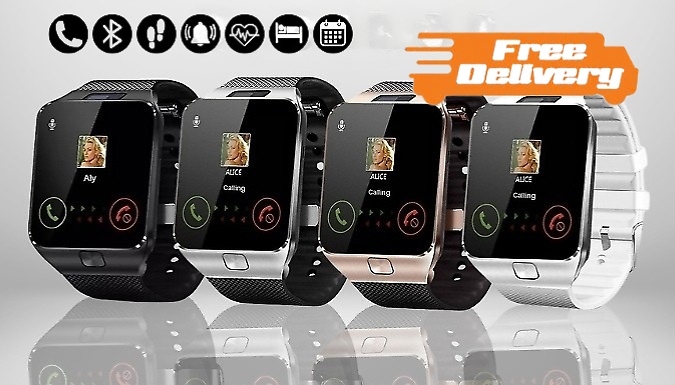 8-in-1 Touch Smartwatch with HD Cam - 4 Colours