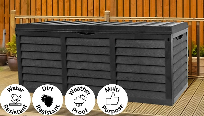 Weatherproof Garden Storage Box - 300L or 320L