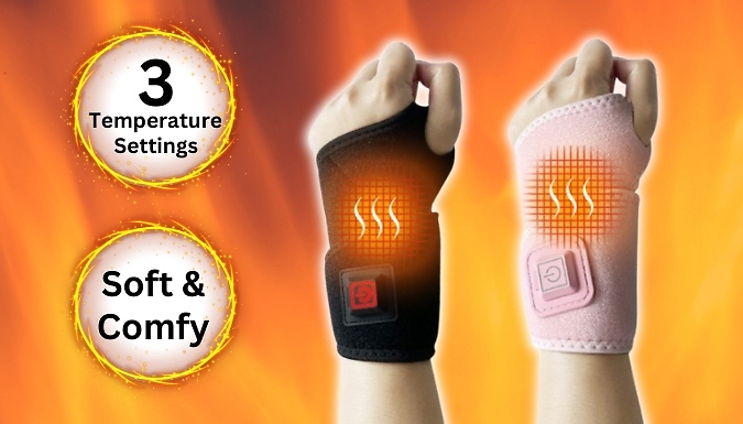 Electric Heated Wrist Brace - 2 Colours!