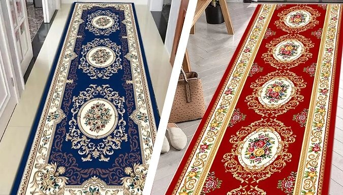 Anti-Slip Stain-Resistant Bohemian-Style Rug - 2 Colours, 3 Sizes