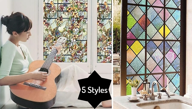 UV-Protection Privacy Window Film - 5 Styles