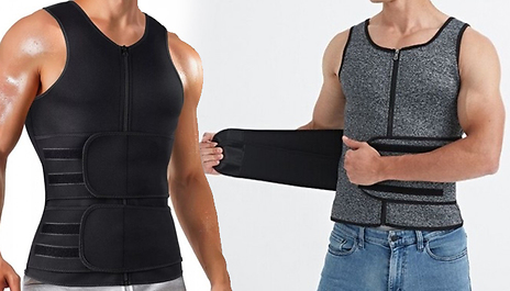 2-In-1 Vest With Waist Trainer - 2 Colours & 5 Sizes