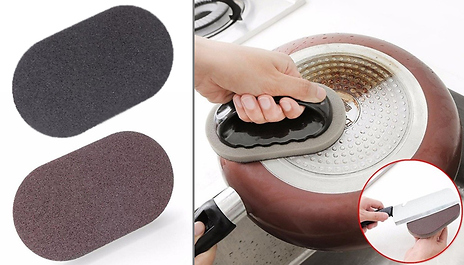 Emery Sponge with Handle - 2 Colours