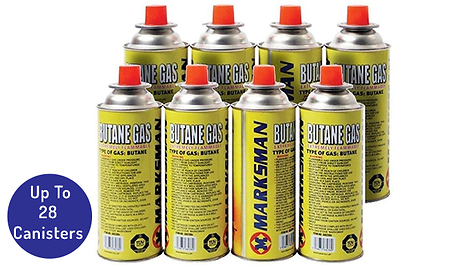 Butane Gas Canisters - 1- 28 Canisters
