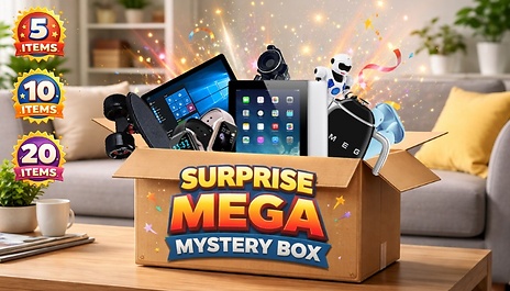 Surprise Mega Mystery Box - 5, 10 or 20 Items