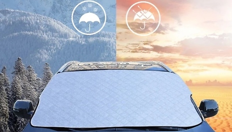1 or 2 Weatherproof Car Windscreen Shields
