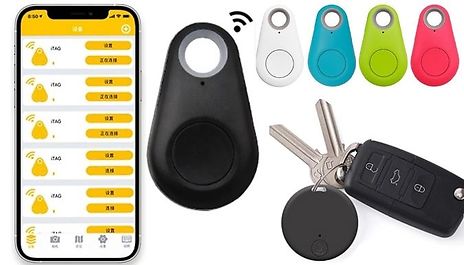 1, 2 or 3 GPS Tracker Key Ring - 5 Colours