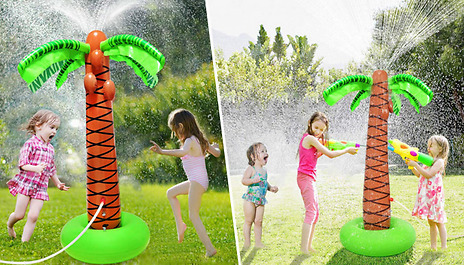 Inflatable Palm Tree Water Sprinkler