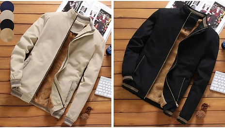 Men's Pilot Style Jacket - 4 Colours, 7 Sizes