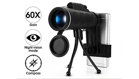 Waterproof Smartphone Telescopic Lens with Tripod