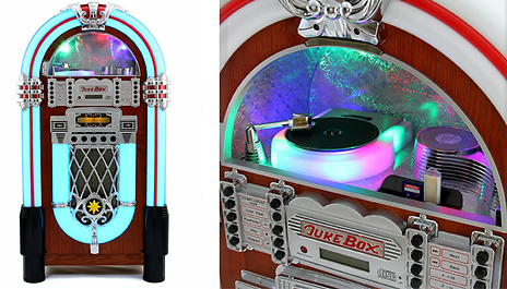 Retro-Style Illuminating Jukebox Sound System