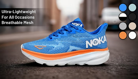 Noka Breathable Mesh Running Shoes - 8 Colours, 10 Sizes
